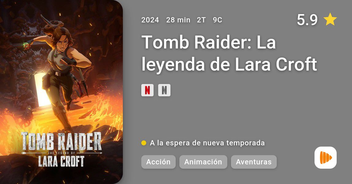 Tomb Raider: La leyenda de Lara Croft (2024) - PlayMax
